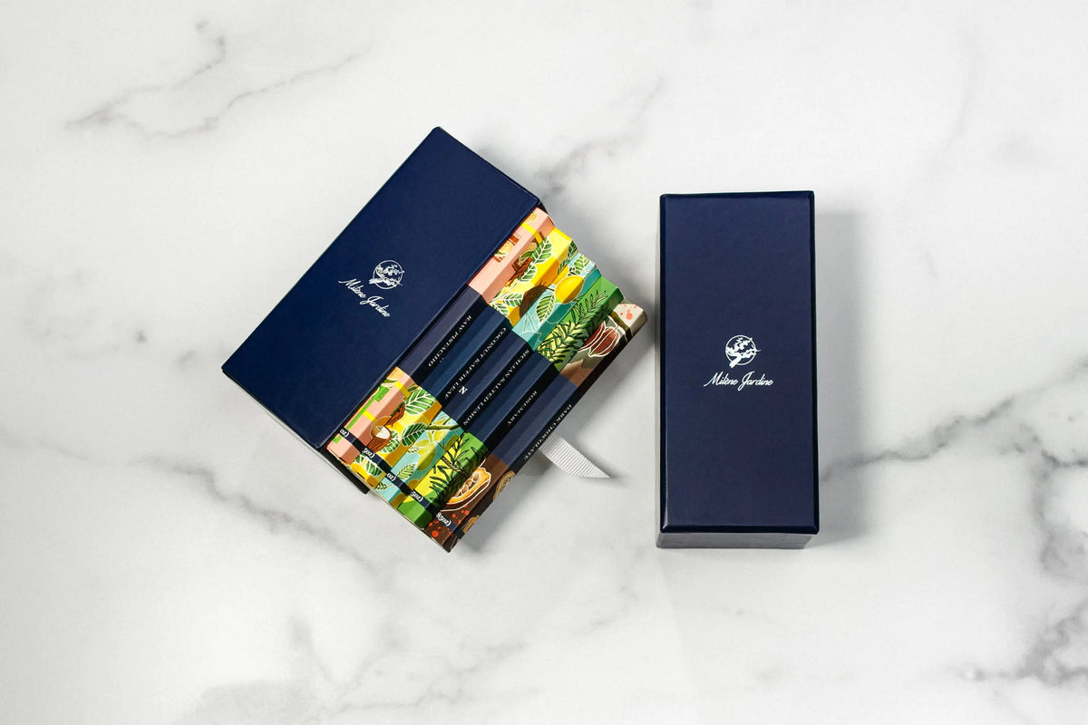 International Chocolate Bar Library | Milène Jardine Chocolatier