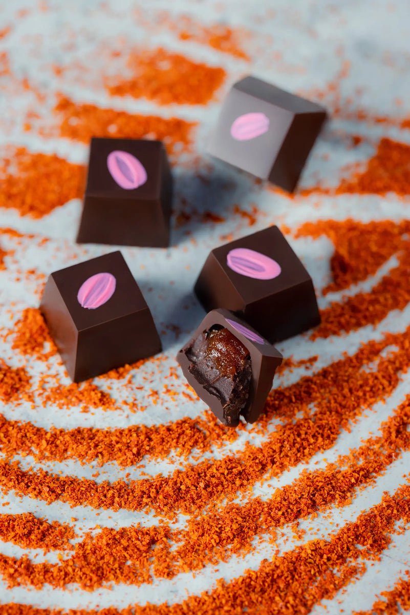 Guava Chili Truffle | 5pc Gift Box | Milène Jardine Chocolatier